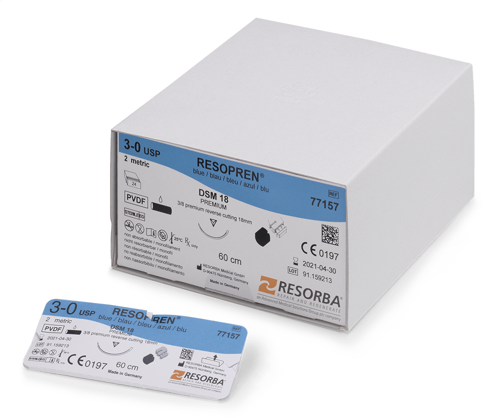 Germany > Wundverschluss > Nicht-resorbierbares Nahtmaterial > RESOPREN ...